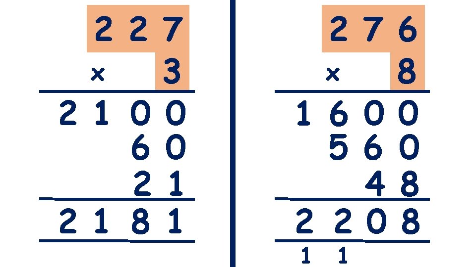 x Numbers Year 4 5 Develop methods for