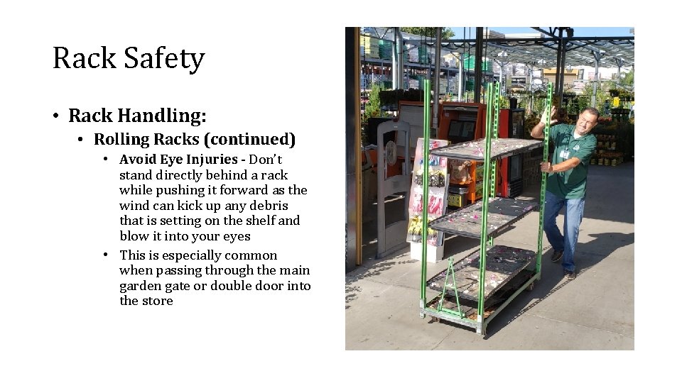 Shipping and Display Rack Safety Rack Safety Rack