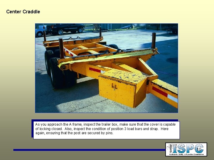 Pole Trailers Pre Trip Inspection Training Pole Trailer