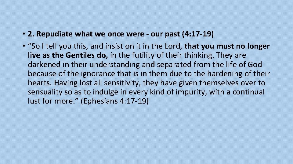 Philippians 2 v 5 Your attitude should be