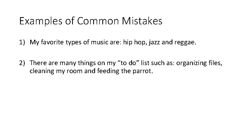 Colons and Semicolons What are they Colons Colon