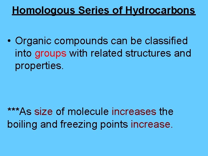 Organic Chemistry Organic Chemistry The study of carbon