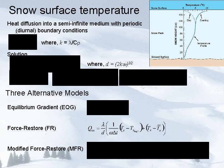 A parsimonious energy balance snowmelt model and its