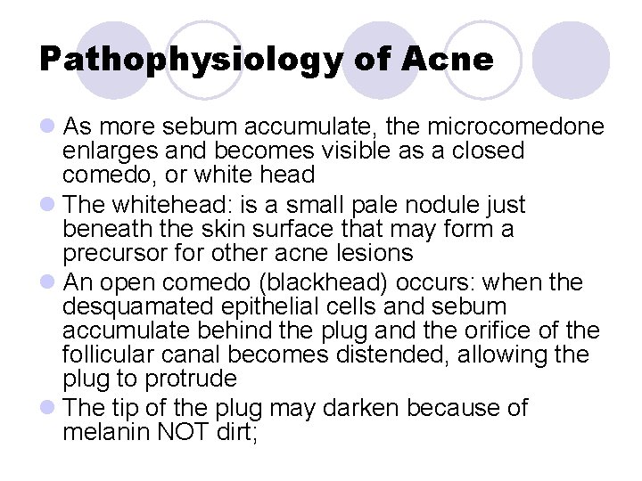 Treatment of Acne What is acne l Acne