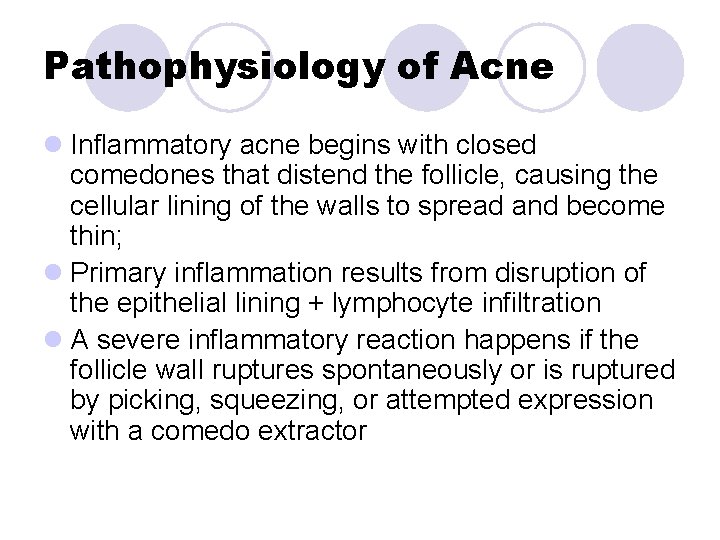 Treatment of Acne What is acne l Acne