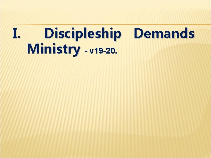 THE BEING OF COST OF A DISCIPLE CHRIST