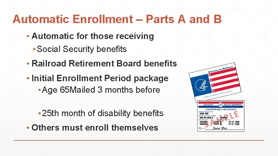 Welcome to Medicare PRESENTERES NAME Program Basics What