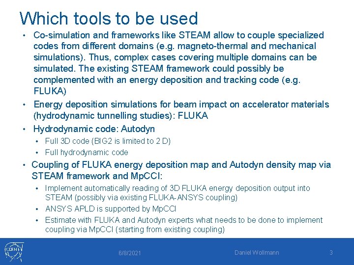 Workshop on coupling simulation of beam impact on
