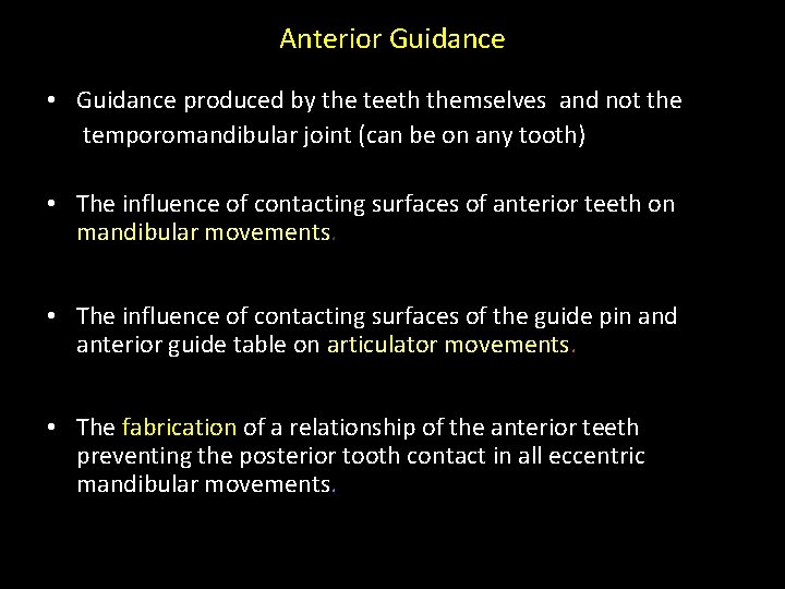 Fundamentals Of Occlusion The TemporoMandibular Joints Why Is