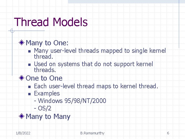 Threads Chapter 5 182022 B Ramamurthy 1 Chapter