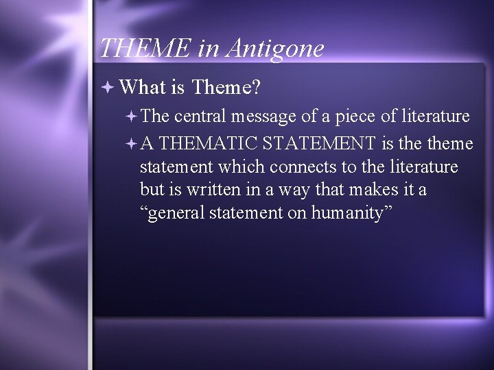 ANTIGONE Scenes 3 5 English 10 Grammar Practice