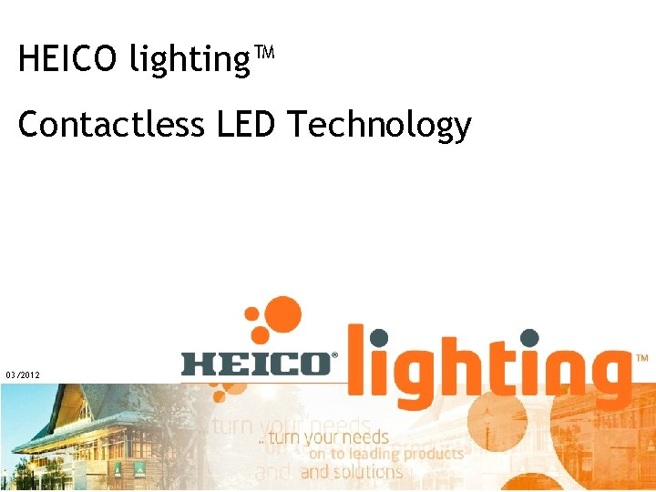 HEICO lighting Contactless LED Technology 032012 Current source
