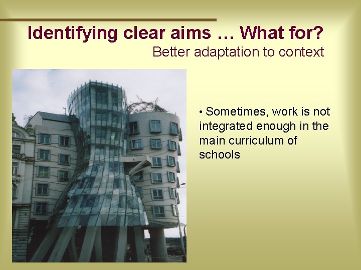 Vision innovation What for Better definition and orientation
