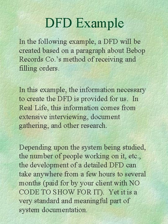 Data Flow Diagrams DFDs Analysis tool System modeling