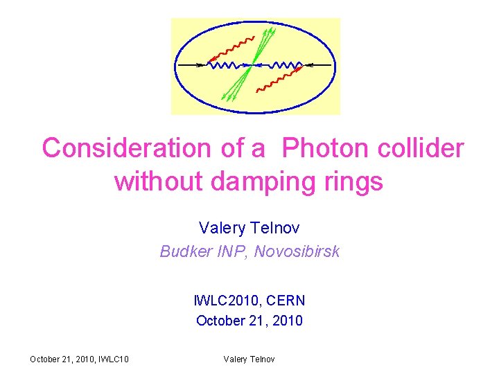 Consideration of a Photon collider without damping rings