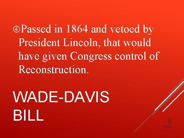 CHAPTER 12 Reconstruction and Its Effects ESSENTIAL QUESTION