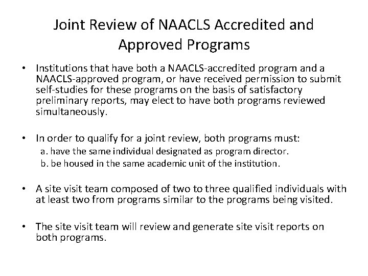 Being A Site Visitor Required Materials NAACLS Volunteer