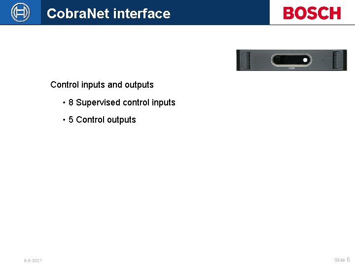 Cobra Net interface 9 6 2021 Slide 1