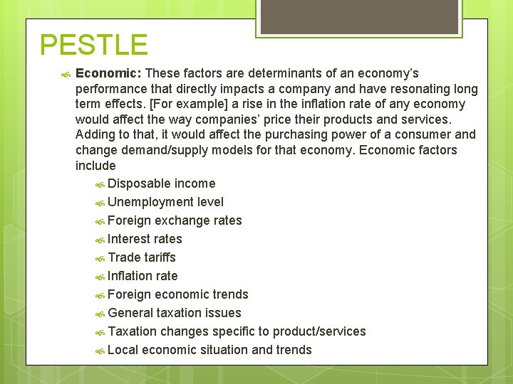 What is a Business Environment The combination of