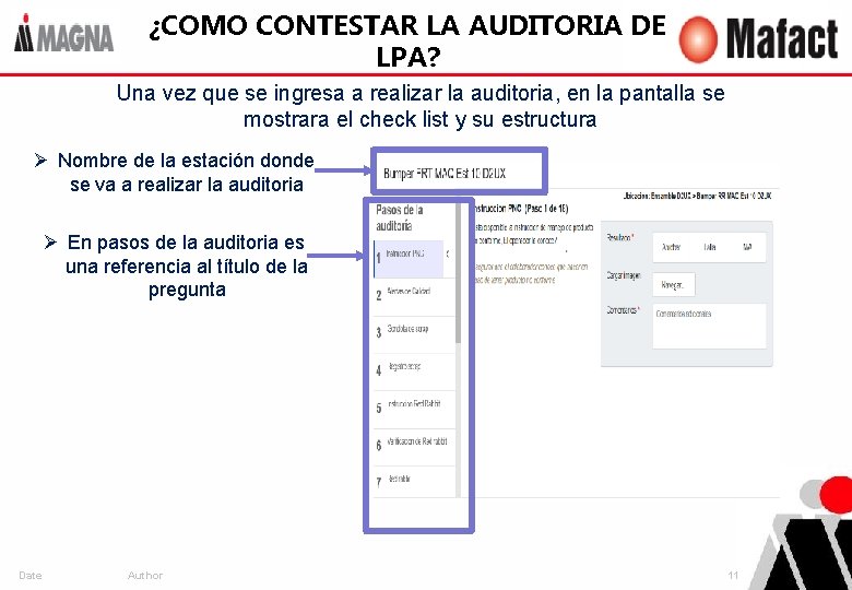 Software BEACON Auditorias de LPA Proceso de auditoria