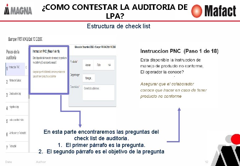 Software BEACON Auditorias de LPA Proceso de auditoria