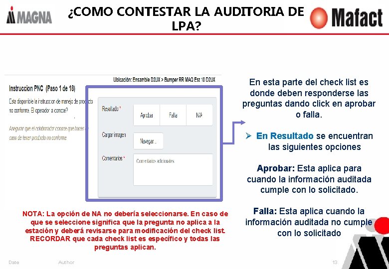 Software BEACON Auditorias de LPA Proceso de auditoria