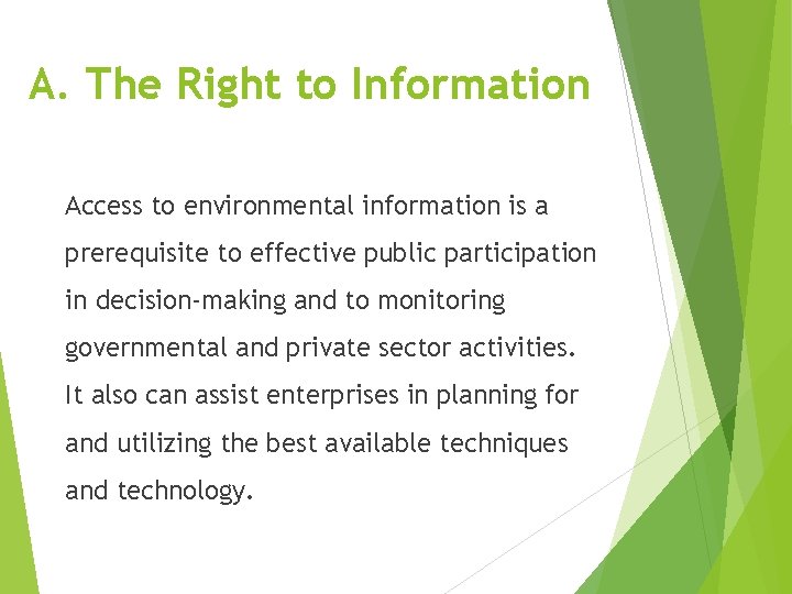 Environmental rights Introduction to Environmental Rights Increasingly ...