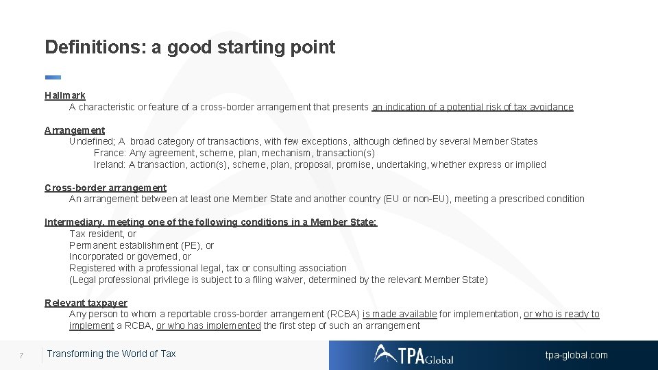 DAC 6 Governance Best Practices and Penalty Mitigation