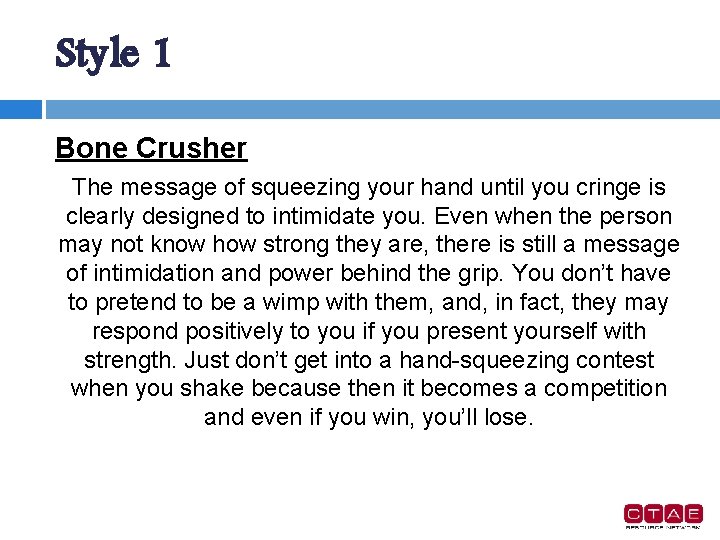 THE HANDSHAKE By Aaron West History of Handshake