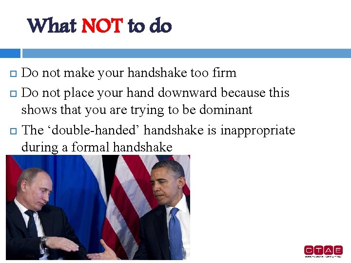 THE HANDSHAKE By Aaron West History of Handshake