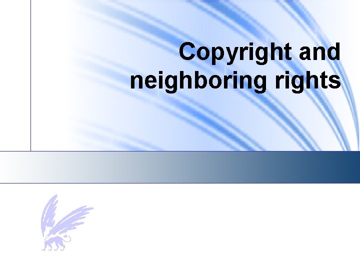 EBS Law Term 2015 Intellectual Property Law Fields