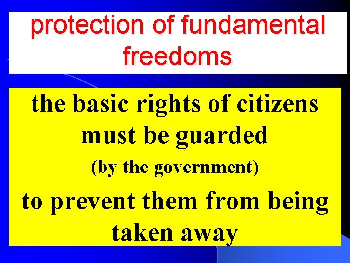 How does government affect the lives of citizens