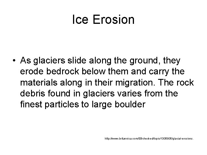 What is Erosion Strand 6 Earth and Space