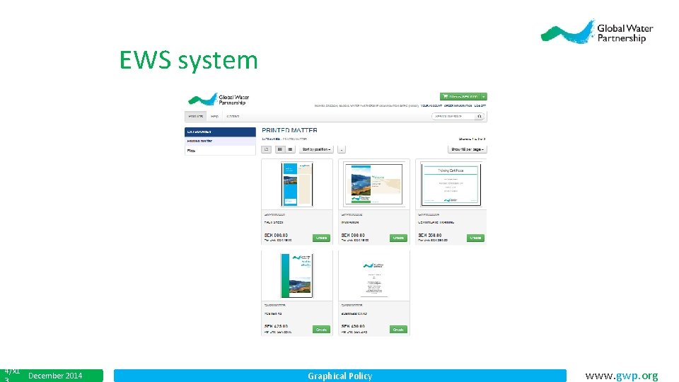 Graphical Policy New templates and EWS system www