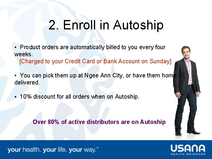 USANA Fast Start Training New Distributor Orientation Lets