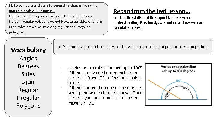To compare and classify geometric shapes including quadrilaterals