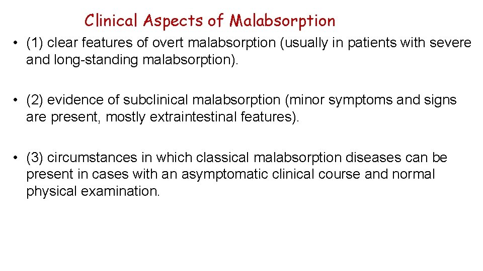 Malabsorption syndrome Nady Semeda MSc M D Introduction