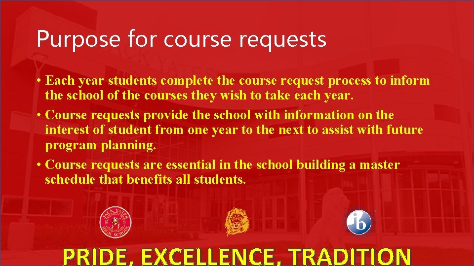 2021 2022 SCHOOL YEAR COURSE REQUEST GUIDE Purpose