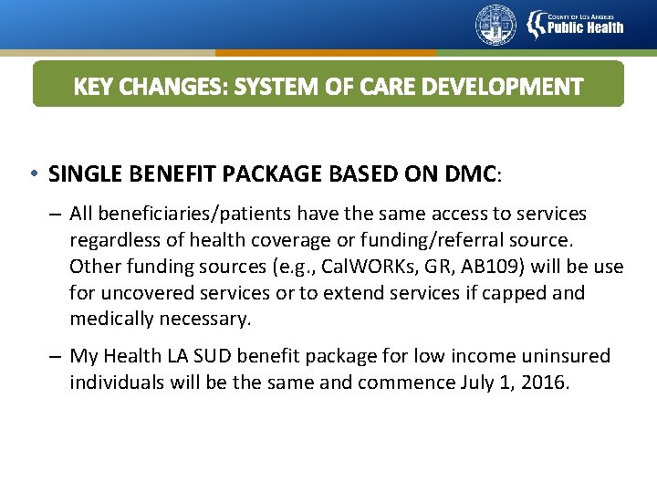 Los Angeles County Department of Public Health Substance