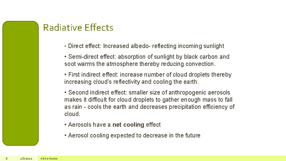 The Chemistry of Global Climate Introduction 2 182022