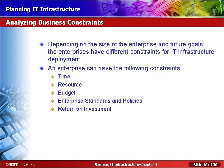Installing IT Planning Windows Infrastructure XP Professional Using