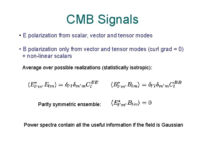 Abstract Observed CMB polarization maps can be split