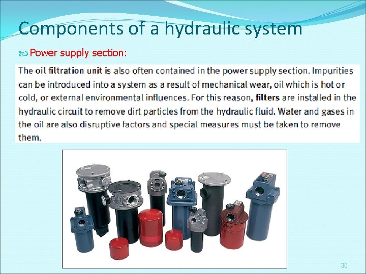 HYDRAULICS PNEUMATICS Introduction Components Presented by Dr Abootorabi
