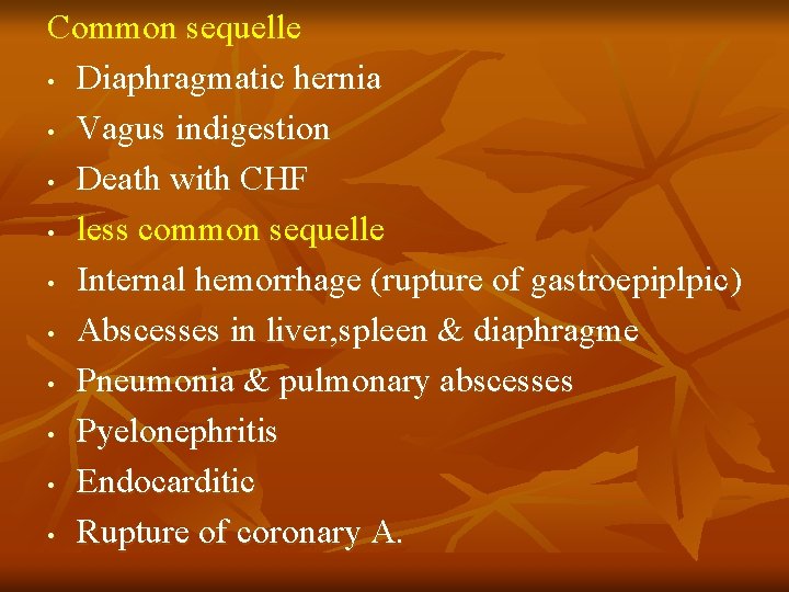 Traumatic reticulo peritonitis TRP Allied syndrom n TRP