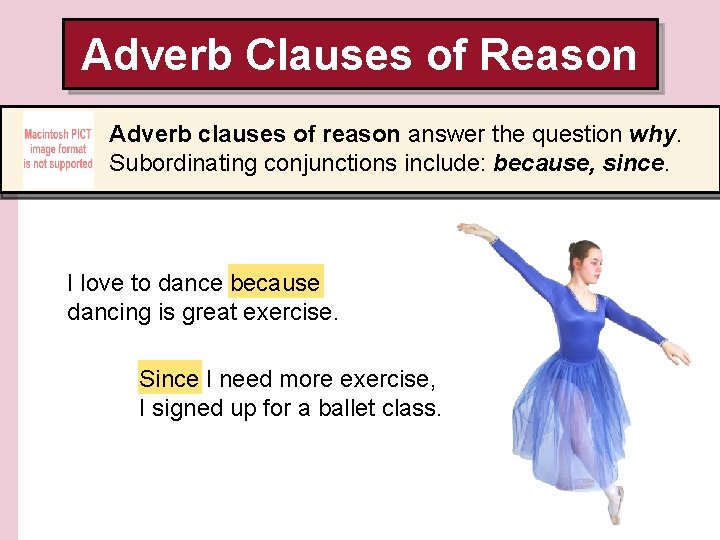 7 Adverb Clauses Dance Lessons Focus on Grammar