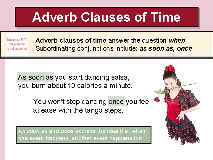 7 Adverb Clauses Dance Lessons Focus on Grammar