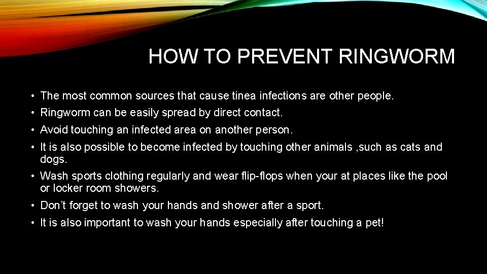 RINGWORM DISEASE BY TONI PARKER AND RAMATU NASIR
