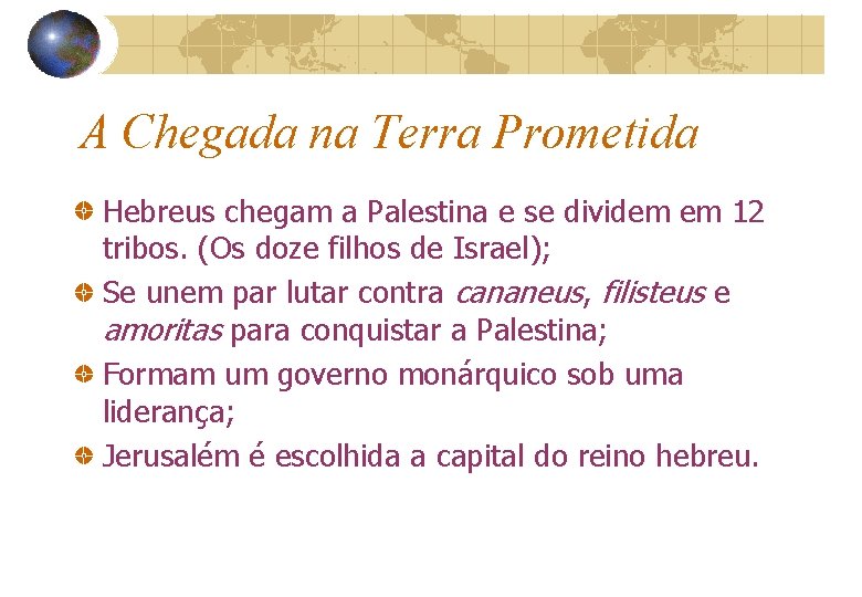 Os grandes espaos religiosos JUDASMO Histrico Patriarca Abrao