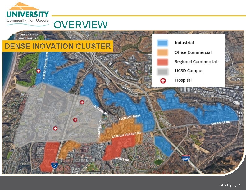 UNIVERSITY COMMUNITY PLAN UPDATE OVERVIEW EXISTING COMMUNITY PLAN