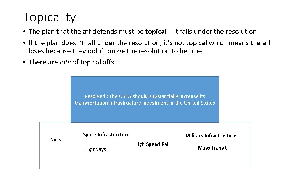 Introduction to Policy Debate Casey Parsons What is